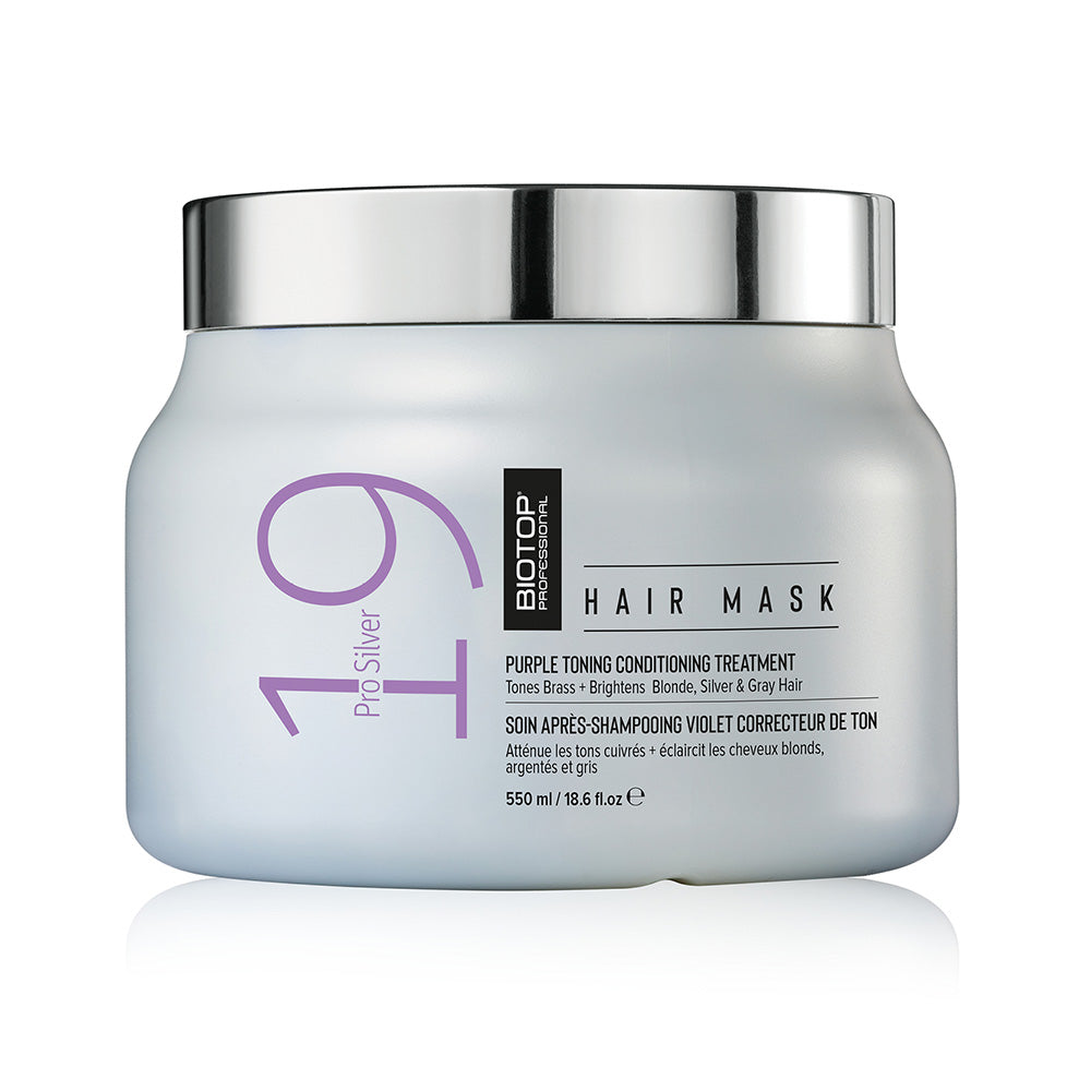 19 Pro Silver Hair Mask – Toning & Hydrating Treatment – BIOTOP ...
